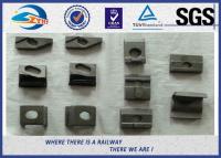 China Crane Clip 21/050 For A75 , QU80 Crane Rail , Q235 Oiling Crane Rail Clamp with 16mm Bolt for sale