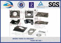China Cast Iron Rail Track Clamp DIN Rail Clips With Color Painting for sale
