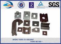 China Cast Iron Rail Track Clamp DIN Rail Clips With Color Painting for sale