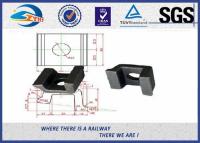 China Cast Iron Rail Track Clamp DIN Rail Clips With Color Painting for sale