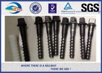 China 35K 45# 40Mn2 Railway Sleeper Screws Railroad Spike 4.6 Grade for sale