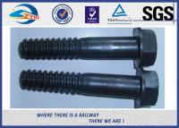 China Black Oxide Railway Sleeper Screws Zinc Dacromet Screw On Spikes for sale