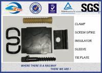 China SKL Elastic Rail Clips Clamp Oxide Black / Galvanize 60Si2Mn for Railway System for sale