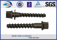 China Post Anchor Screw Anchor Fence Spike Track Spike Railway Fasteners SGS / ISO9001 for sale