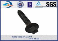 China Railway Sleeper Fixing Black Oxide Screws UIC864-1 NF F500-50 Standard for sale