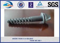 China Galvanized Surface Railway Sleeper Screws Speical Head 35# ISO Approval for sale