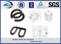 China Deenik 60Si2MnA Track Clamp Elastic Rail Clips Oxide Black for Rail System for sale