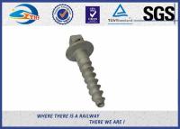 China Railroad Sleeper Galvanized Screws with Plain / Zinc / HDG / Wax Surface for sale