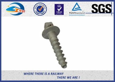 China Railroad Sleeper Galvanized Screws with Plain / Zinc / HDG / Wax Surface for sale