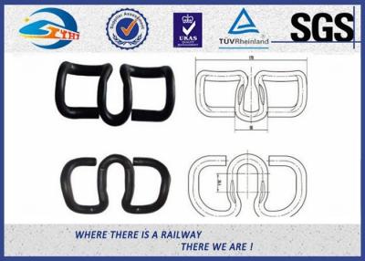 China Spring Steel 60Si2MnA Elastic SKL Clip Black Oiled Tension Clamp OEM for sale