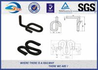 China Railfasteners Fast clip And Guage Lock Clip , Elastic Rail Clips For W30 Rail for sale