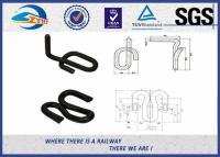 China UIC54 rail Concrete Sleeper Elastic Rail Clips With color painting for sale