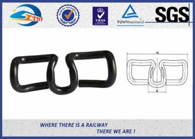 China Spring Steel 60Si2MnA SKL Tension Clamp Elastic Rail Clips Oxide Black for sale