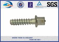China Electric Zinc Plated 5.6 Grade Railway Sleeper Screws DIN Standard For Steel Rail for sale