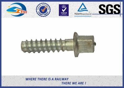 China Electric Zinc Plated 5.6 Grade Railway Sleeper Screws DIN Standard For Steel Rail for sale