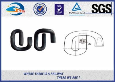 China ASTM Rail Fastening Spring Steel Elastic Rail Clips 20mm Zinc Plated for sale