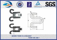 China Custom Elastic Rail Spring Steel Clip / Btumen Railway Clips for sale