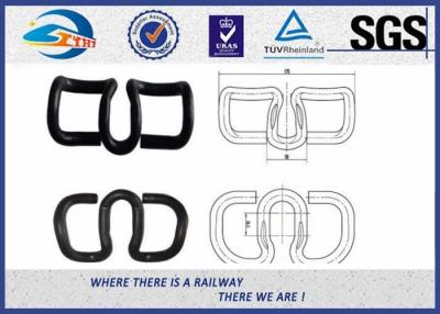 China Professional Oxide Black Elastic Rail Clips HRC For Railway Fastening System for sale