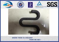 China Oxide Black / Zinc Plated E Clips Elastic Rail Clips For Railroad Construction for sale