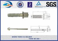 China Railway Sleeper Screws spike Fasteners 90 degree without crack TUV for sale