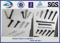 China Railway Sleeper Screws spike Fasteners 90 degree without crack TUV for sale