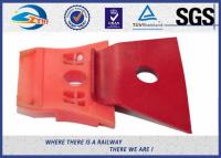 China Red Painting Nabla Railway Metal Spring Clips Steel 3 Million Times Fatigue Test for sale