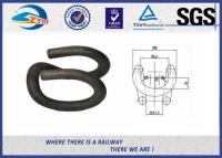 China Oxide Black / Zinc Plated E Clips Elastic Rail Clips For Railroad Construction for sale