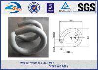 China Oxide Black / Zinc Plated E Clips Elastic Rail Clips For Railroad Construction for sale