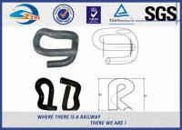 China Oxide Black / Zinc Plated E Clips Elastic Rail Clips For Railroad Construction for sale