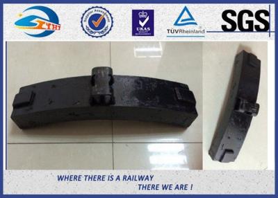 China Cast Iron Color Rail Parts High Phosphorus Railway Brake Shoe for sale