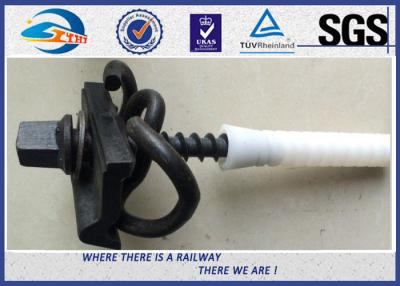 China W14 Rail Fastening System skl14 screw spike,rail pad hot dip galvanized for sale