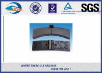 China High Friction Coefficient Rubber Synthetic Resin Railway Brake Blocks For Train And Wagon for sale