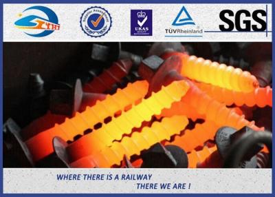 China Black Square Head Tighten Railway Sleeper Screws  23 * 105 Sleeper Screws for sale