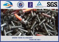 China Black Square Head Tighten Railway Sleeper Screws  23 * 105 Sleeper Screws for sale