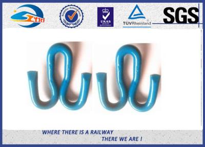 China Quick Clamp System Color Paint 60Si2MnA Railway Fastening Fast Clip for sale