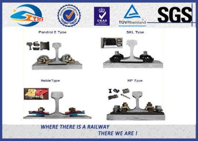 China TUV OEM Rail Fastening System With 60Si2MnA  HDPE Rubber Material for sale