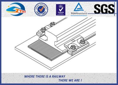 China Color Paint KP Railway Fastening System ISO 2 - Hole Rail Clip Set Track Parts for sale