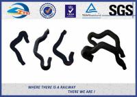 China 60Si2MnA / 60Si2Cr Plain Rail Anchors For Fastening Rail Custom for sale