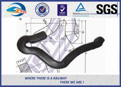 China Plain Surface Heavy Duty 45# Steel Rail Anchor 8.8 Grade For Fixing Rail for sale