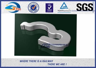 China Black 60Si2Mn Steel Rail Anchors / Section Bar heat - treated For Railroad for sale