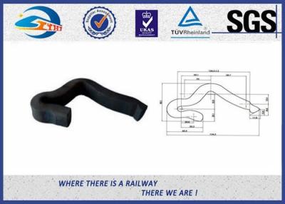 China Black Oiled 90LB Rail Anchors DIN Steel For Railroad Fastenings for sale