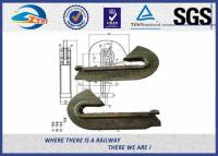 China Black Oiled 90LB Rail Anchors DIN Steel For Railroad Fastenings for sale
