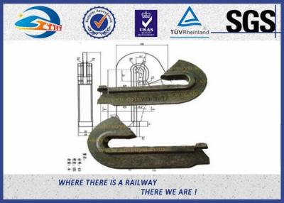 China 60Si2MnA Railway Spare Parts , ASTM Rail Fasteners ISO9001-2008 TUV for sale