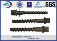 China Black painting Track Railway Sleeper Fixing Screws With Washers for sale
