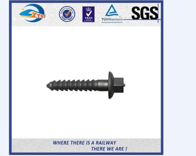 China Self Trapping Track Screw Spikes For Railway And Mining Sleeper for sale