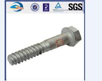 China Self Trapping Track Screw Spikes For Railway And Mining Sleeper for sale