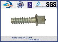 China ASTM Standard Hot Dip Galvanized Railway Sleeper Fixing Screws / Rail Road Spikes for sale