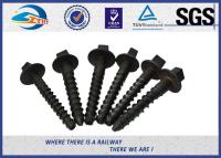 China ASTM Standard Hot Dip Galvanized Railway Sleeper Fixing Screws / Rail Road Spikes for sale