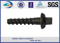 China ASTM Standard Hot Dip Galvanized Railway Sleeper Fixing Screws / Rail Road Spikes for sale