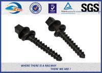 China ISO SGS inspected  Q235 35# 45# Railway Sleeper Spikes  Black Oxide Screws for sale